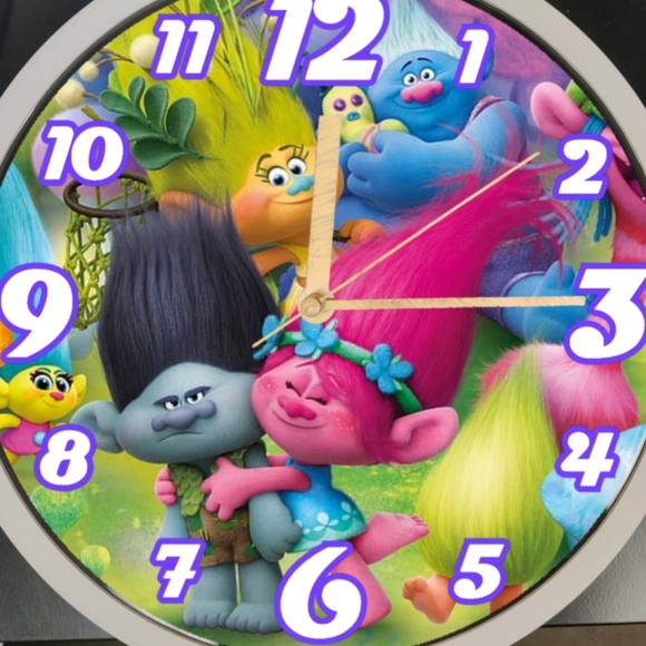 Trolls | Wall Decor | Poppy N Branch Led Wall Clock | Poshmark